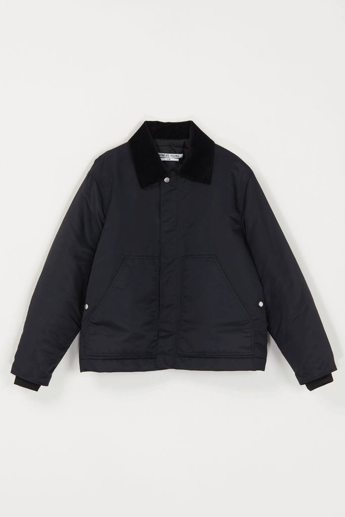 Black Square Padded Jacket – KARMUEL YOUNG