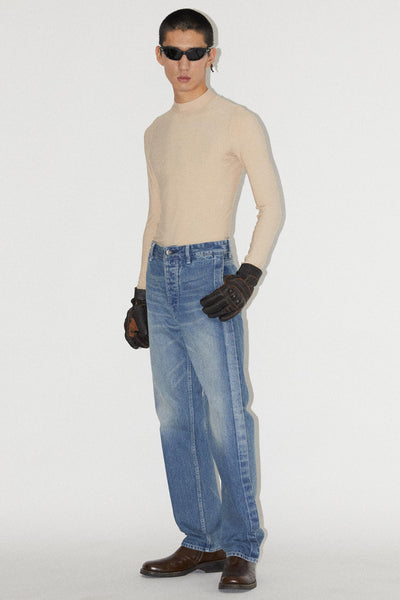 Beige Second Skin High Neck Second Skin Body Tight – KARMUEL YOUNG