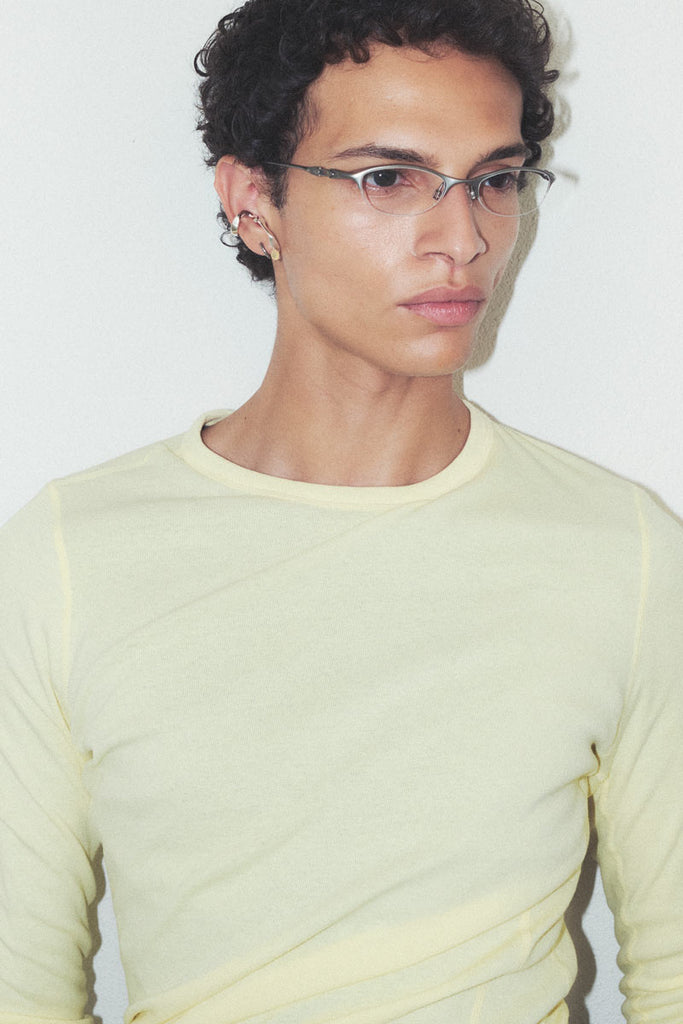Yellow Triple Second Skin Ribbed Twisted Body Tight – KARMUEL YOUNG