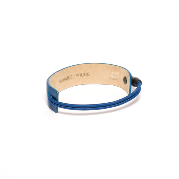 SC-25 Shoe Cuff in 25mm widthBlue Calf Leather – KARMUEL YOUNG