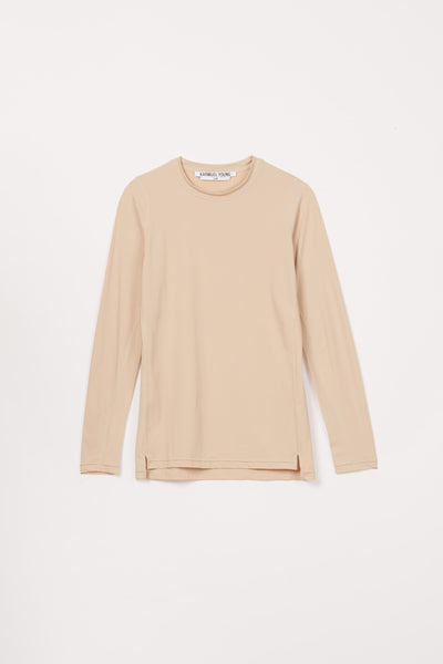Beige Second Skin Long Sleeved Body Tight – KARMUEL YOUNG